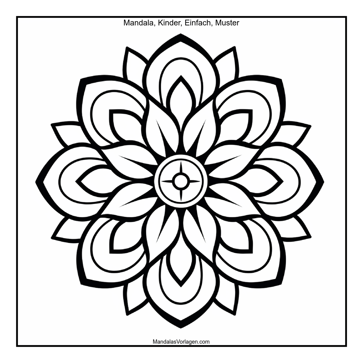 Blumen | Mandalas zum Ausmalen & Ausdrucken – MandalasVorlagen.com